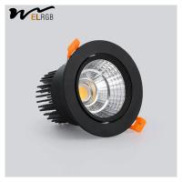 China 5w 7w 9w 12w Recessed Cob Spotlight Indoor Work Light Adjustable Brightness for sale