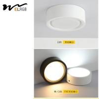 China 3500K LED Surface Mounted Downlight Cylindrical Surface Mount Led Ceiling Lights for sale