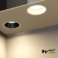 China Anti Dazzle Round Recessed Downlight Ip44 6000K Embedded Ceiling Light for sale