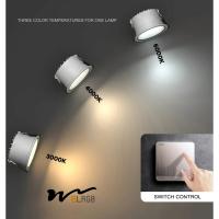China Anti Dazzle Round Recessed Downlight Ip44 6000K Embedded Ceiling Light for sale