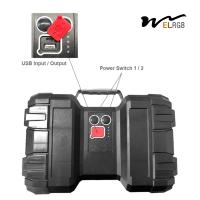 China 40W Multi Function Portable Searchlight IP55 High Powered Handheld Spotlight for sale