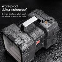 China 40W Multi Function Portable Searchlight IP55 High Powered Handheld Spotlight for sale