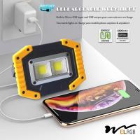 China 30W 1500LM Rechargeable Portable Flood Light Outdoor Working Light For Camping for sale