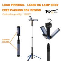 China 3 Heads Led Corded Light Tripod 2000mAh Rechargeable Work Light With Stand for sale