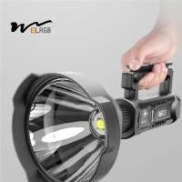 China 90000 Lumens Outdoor Working Light 6000K Rechargeable Hunting Spotlight for sale