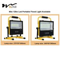 China 4800lm Rechargeable Led Floodlight 60W Portable Emergency Work Light for sale