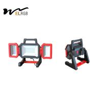 China 3000LM Folding Outdoor Working Light IP54 Portable Flood Light Rechargeable for sale