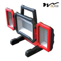 China 3000LM Folding Outdoor Working Light IP54 Portable Flood Light Rechargeable for sale