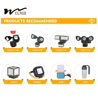 China 3000LM Folding Outdoor Working Light IP54 Portable Flood Light Rechargeable for sale