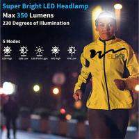 China USB Motion Sensor Head Torch Outdoor Working Light 10000 Hours Lifespan for sale