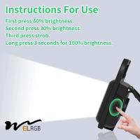 China 800Lm COB Rechargeable Keychain Light Portable 4 Light Modes Pocket for sale
