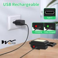 China 800Lm COB Rechargeable Keychain Light Portable 4 Light Modes Pocket for sale