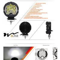 China IP67 Vehicle LED Work Lights Auxiliary Driving Lights For Motorcycles for sale