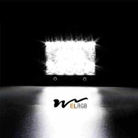 China 72w 24v Led Spotlight Vehicle LED Work Lights 4 Inch 4 Row 4x4 Spotlights for sale