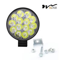 China 4X4 Offroad Headlight 14SMD 12V-80V Double Color Truck Spotlights for sale