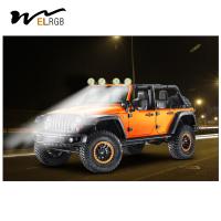 China 4X4 Offroad Headlight 14SMD 12V-80V Double Color Truck Spotlights for sale