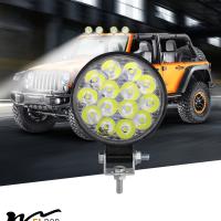 China 4X4 Offroad Headlight 14SMD 12V-80V Double Color Truck Spotlights for sale