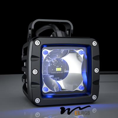 China 30W RGB Led Pod Work Light Vehicle LED Work Lights 5000K-5700K for sale