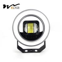 China 3000LM Auxiliary Round Amber Fog Lights For Off Road 4x4 Bumper Truck for sale