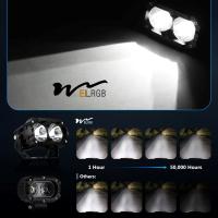 China 3600LM 4.5Inch Trailer Vehicle LED Work Lights 42W Car Driving Light for sale