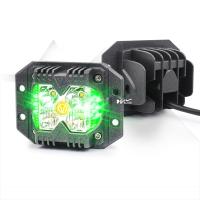 China 3500LM Cube Side Shooter Led Pods Vehicle LED Work Lights 12V 6500K for sale