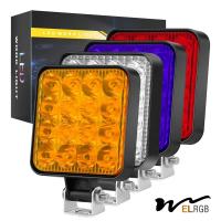 China 48W 16LED 4WD Square Led Work Lights Off Road Work Light for sale
