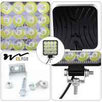 China 48W 16LED 4WD Square Led Work Lights Off Road Work Light for sale
