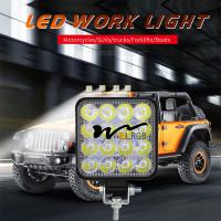 China 48W 16LED 4WD Square Led Work Lights Off Road Work Light for sale