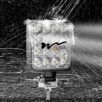 China 48W Square Vehicle LED Work Lights Bright 16 Leds Car Led Worklight for sale