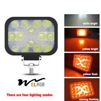 China Ip67 Waterproof Vehicle LED Work Lights Square 24v 12v 42w 3 Inch for sale