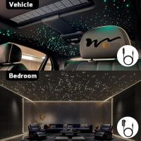 China RGBW 16W Fiber Optic Ceiling Lights Star Kit Twinkle 12v Car Roof Star Light for sale
