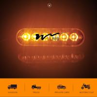 China 6LED Car Side Marker Lights Trucks Strobe Lamp LED Flasher Warning Lights for sale