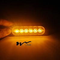 China 6LED Car Side Marker Lights Trucks Strobe Lamp LED Flasher Warning Lights for sale