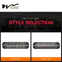China 6LED Car Side Marker Lights Trucks Strobe Lamp LED Flasher Warning Lights for sale