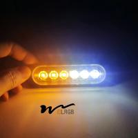 China 6LED Car Side Marker Lights Trucks Strobe Lamp LED Flasher Warning Lights for sale