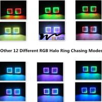 China Mini RGB Vehicle LED Work Lights 3 Inch 4x4 Led Pod Light Decoration for sale