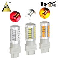 China Car Brake Light 1156 BA15S 1157 BAY15D P21W 33 LED 5630 3157 7440 7443 SMD Car Tail Bulb Brake Lights Auto Reverse Lamp for sale