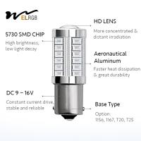 China Car Brake Light 1156 BA15S 1157 BAY15D P21W 33 LED 5630 3157 7440 7443 SMD Car Tail Bulb Brake Lights Auto Reverse Lamp for sale