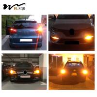 China T20 144smd Car Led Bulb 1156 1157 7440 7443 White Yellow Red Light Led Turn Signal Light Driving Reverse Brake Light Bul for sale