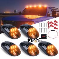 China Amber Led Roof Marker Lights 5Pcs Smoke Lens Ford 1999-2016 F150 F250 for sale