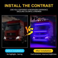 China DC24V RGB Truck Led Strip Vehicle LED Work Lights Emergency Vehicle Led Strip Lights for sale