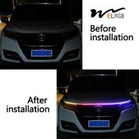 China 180cm Led Hood Light Strip Vehicle LED Work Lights Car Hood Led Strip for sale