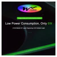 China 128 Colors Car Ambient Lighting Kit Tesla Model 3 Ambient Lighting 12V for sale