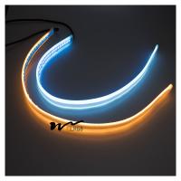 China 45cm 60CM Drl LED Strip Vehicle LED Work Lights Drl Flexible Led Headlight Strips for sale