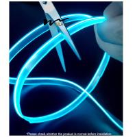China 5M EL Car Cold Light Line RGB Neon Interior Atmosphere Light for sale
