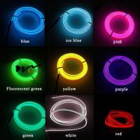 China 5M EL Car Cold Light Line RGB Neon Interior Atmosphere Light for sale