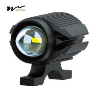 China 6000K 2 Inch Round Fog Lights 30W LED Motorcycle Lights Spot Beam Dual Color for sale