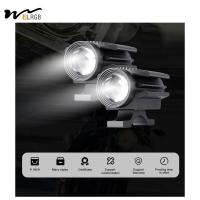 China 6000K 2 Inch Round Fog Lights 30W LED Motorcycle Lights Spot Beam Dual Color for sale