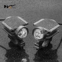 China 6000K 2 Inch Round Fog Lights 30W LED Motorcycle Lights Spot Beam Dual Color for sale