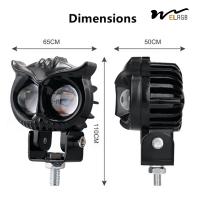 China 40000H Waterproof LED Motorcycle Lights Laser Motorcycle Fog Lamps for sale